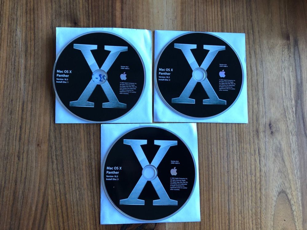 MAC OS X 10.3 Panther 3 CDROM | Kaufen auf Ricardo