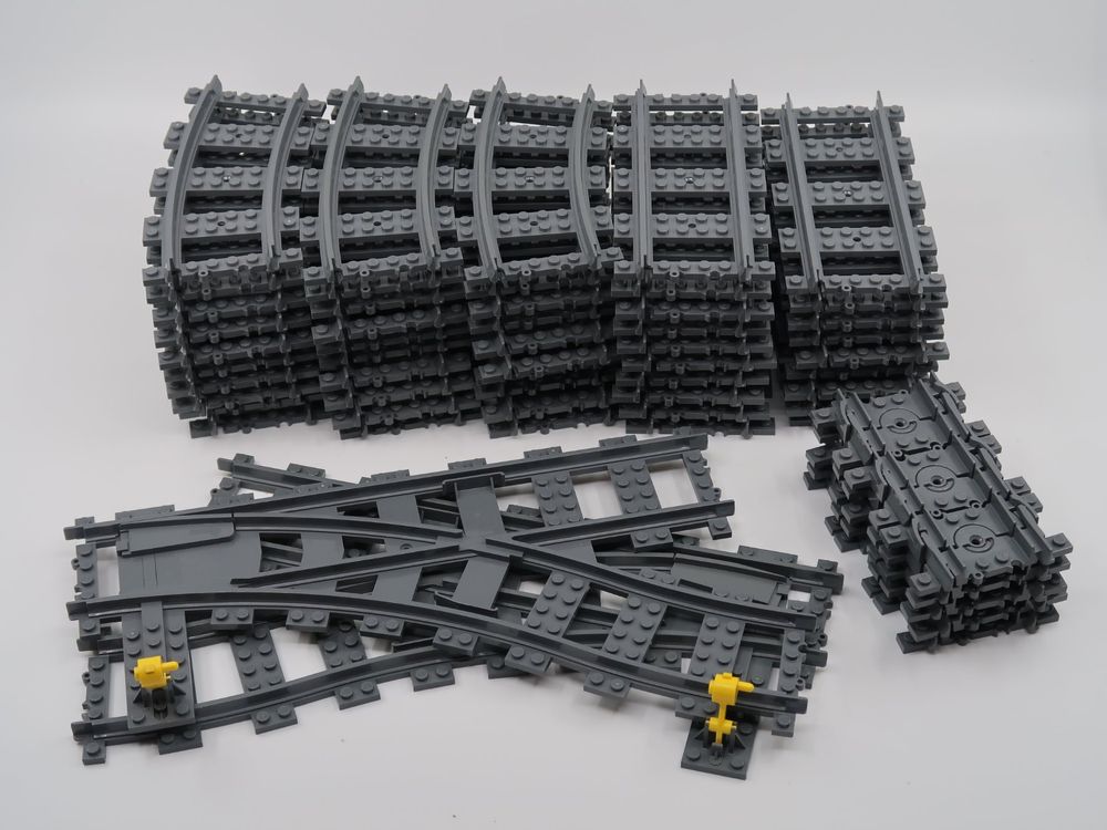 Lego Zug Schienen Set Kurve Gerade Konvolut Train Rail | Kaufen auf Ricardo