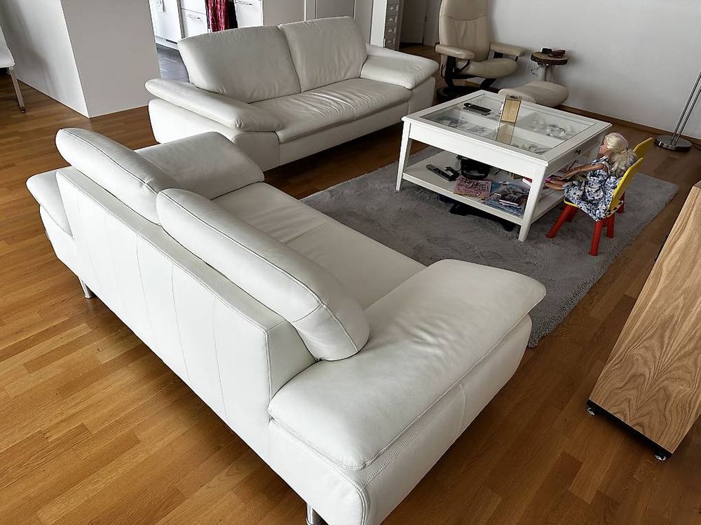 Sofa Echtleder (Gebraucht) in Oensingen für CHF 160 – nur Abholung auf Ricardo kaufen