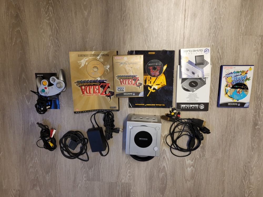 Nintendo Gamecube, 3 x Zelda, Super Mario und Lösungsbücher (Gebraucht ...