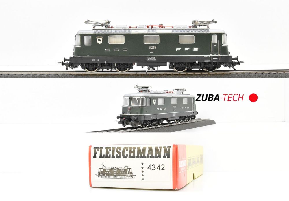 Fleischmann 4342 E-Lok Re 4/4 II SBB H0 GS Analog mit OVP (Gebraucht ...