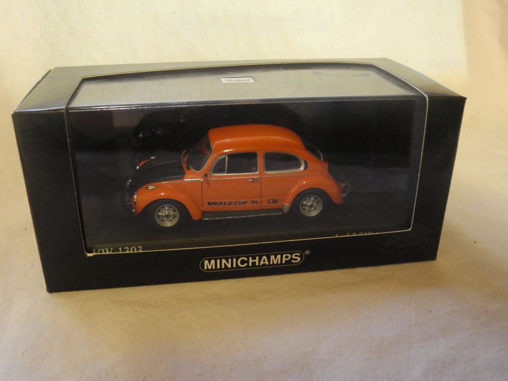 MINICHAMPS VW KÄFER 1303 WORLD CUP 1974 1:43 MIB (Neu und ...