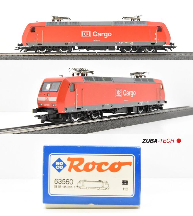 Roco 63560 E-Lok BR 145 DB Cargo H0 GS Analog mit OVP (Neu (gemäss ...