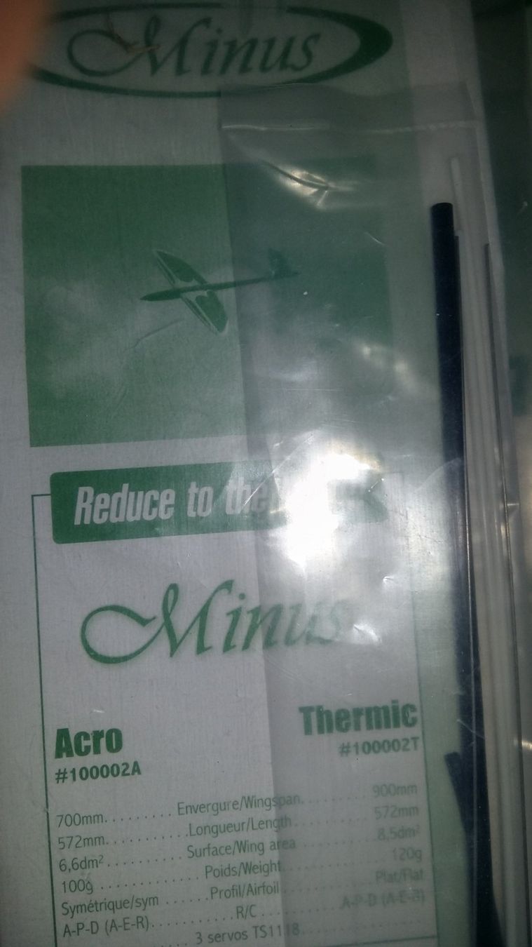 1x Minus Acro und 1x Thermic 2. BK, Laser Cut Kit - Neu! (Neu und ...