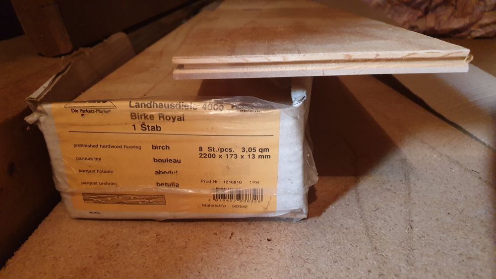 HARO Parkett Birke Royal 75m2 (Gebraucht) in Lauerz für CHF 1 – nur ...