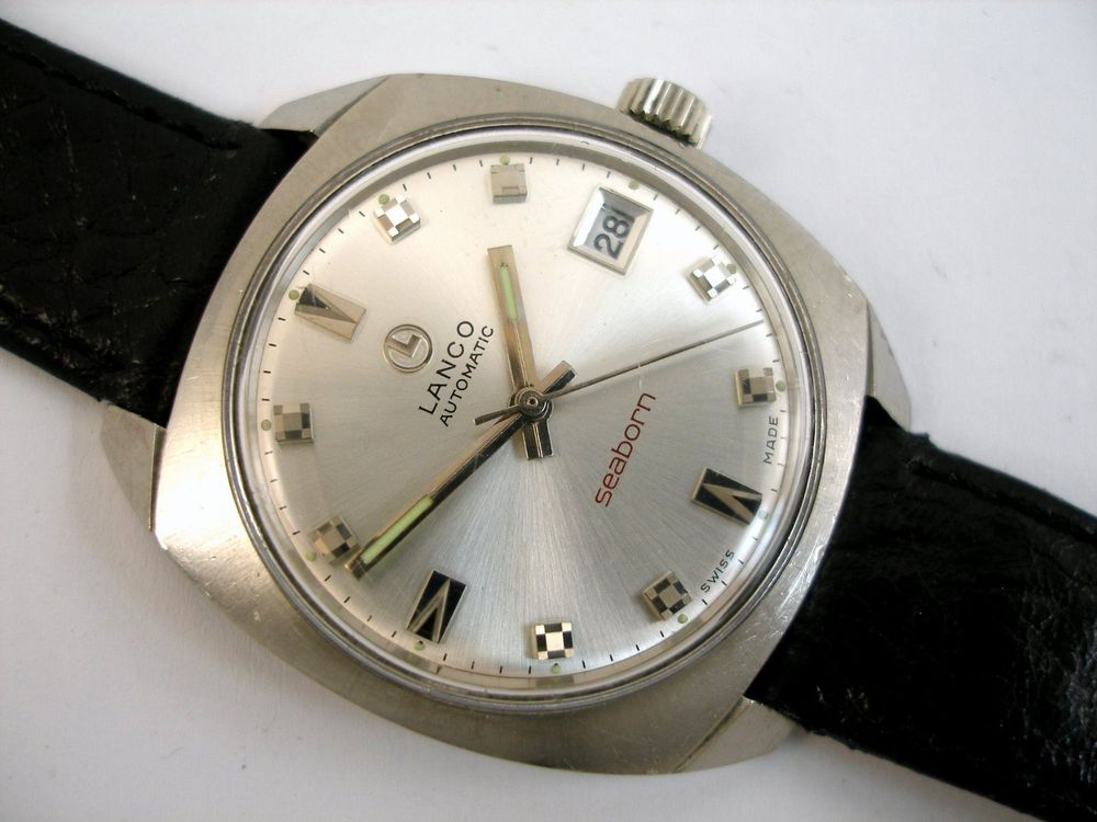 LANCO 1970ER SEABORN DATE AUTOMATIK SAU (Gebraucht) in für CHF 54 – mit Lieferung auf Ricardo kaufen