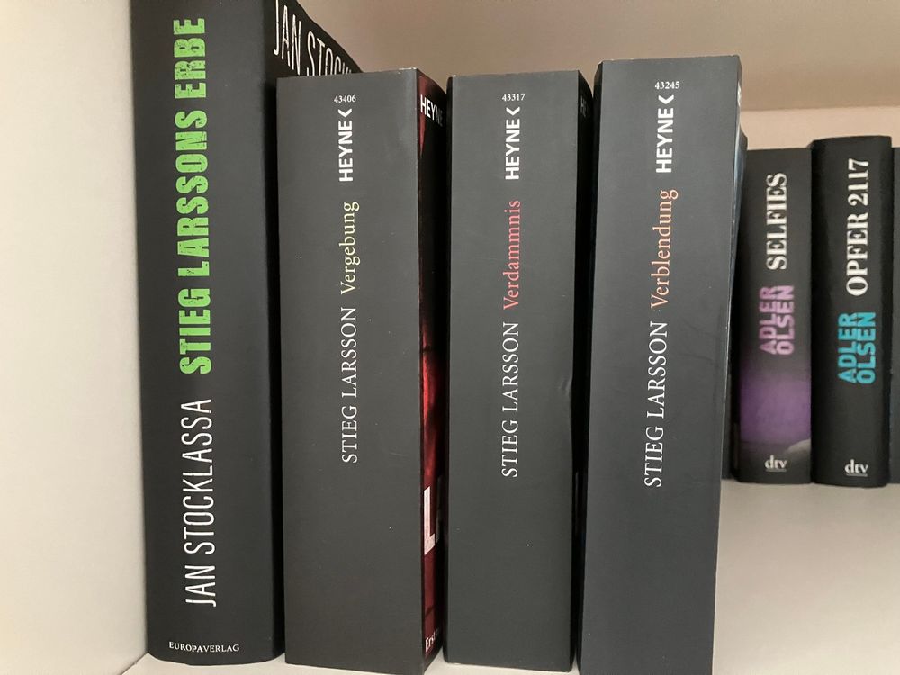 Trilogie von Stieg Larsson + Stieg Larssons Erbe (Gebraucht) in ...