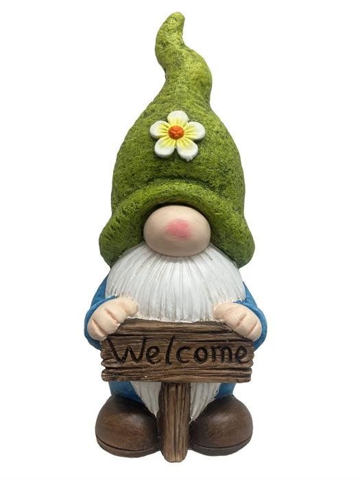 Gartenwichtel stehend Welcome, grüner Hut 41 cm (Neu und originalverpackt) in Oensingen für CHF ...