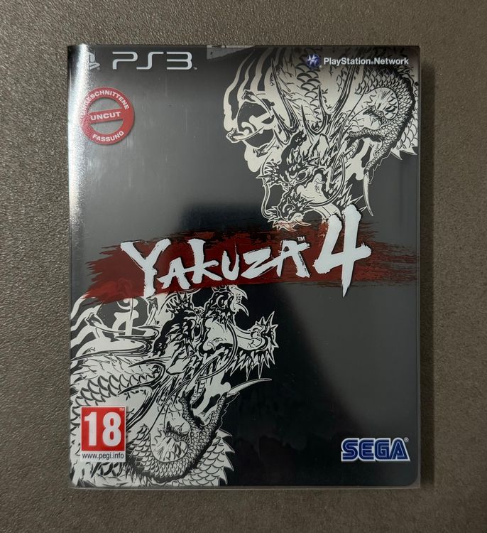 PS3 Yakuza 4 Special Steelbook Edition im TOP Zustand | Kaufen auf Ricardo