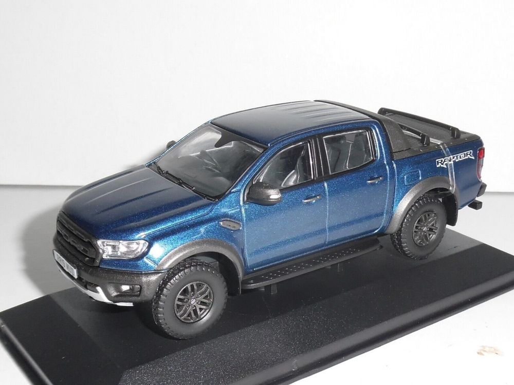 Ford Ranger Raptor 2019-2023 RHD blau met. / schwarz 1:43 | Kaufen auf ...