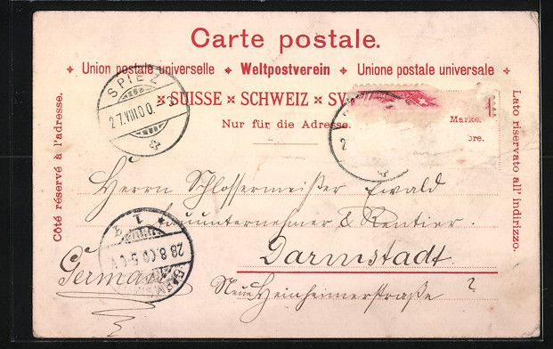 Litho Spiez, Ortsansicht, Grand Hotel, P (Gebraucht) in Berlin für CHF ...