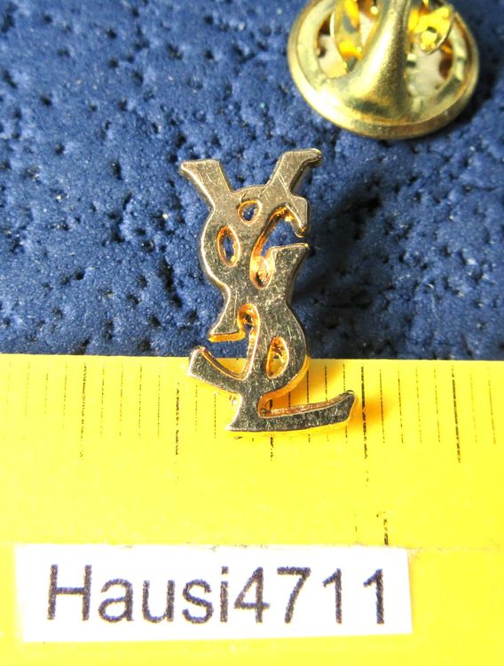 PIN YSL SCHMUCK-PIN GOLDIG CUT-OUT KLEIN EDEL CHIC | Kaufen auf Ricardo