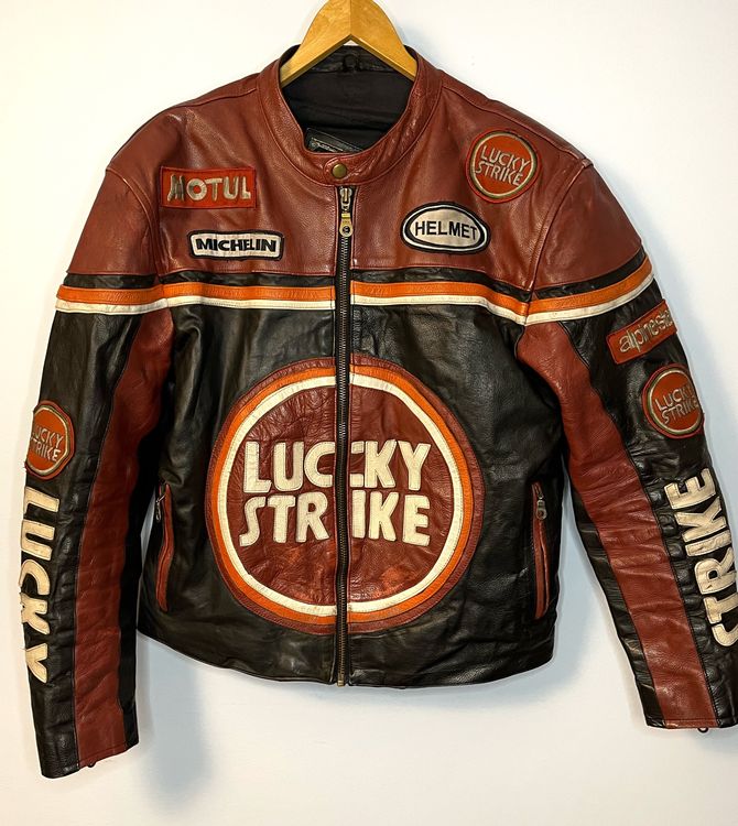 Vintage Lucky Strike Motor Cycle Jacket Large | Kaufen auf Ricardo