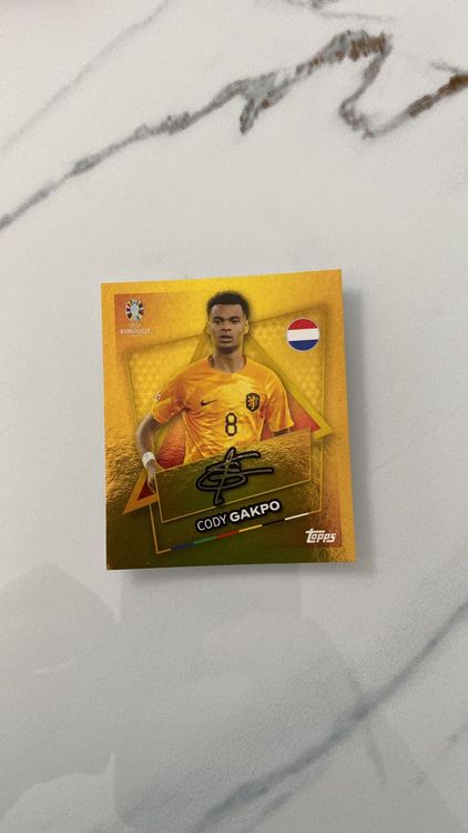 topps uefa euro 2024 NED GOLD SP | Kaufen auf Ricardo