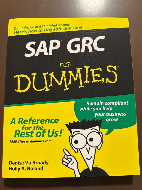 SAP GRC for Dummies | Kaufen auf Ricardo