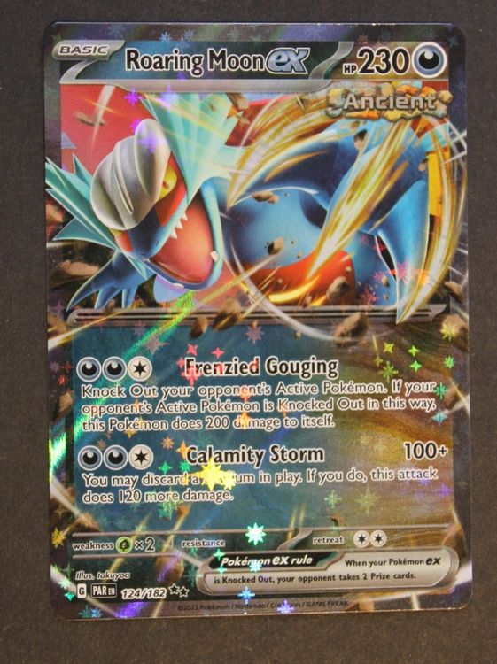 Pokémon Roaring Moon ex (PAR 124) EN (Neu (gemäss Beschreibung)) in ...