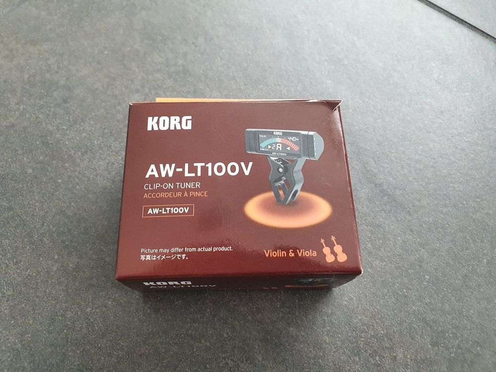 KORG Stimmgerät Geige/Violine/Viola AW-LT100V Clip-on Tuner | Kaufen auf Ricardo
