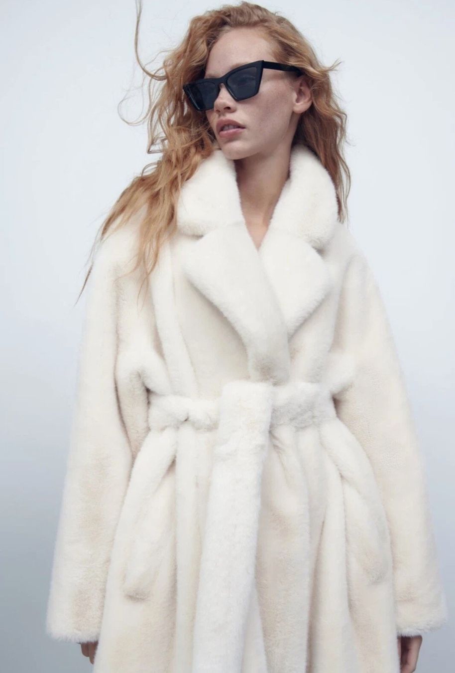 Manteau d'hiver chaud en fausse fourrure très doux Taille S, (Neuf ...