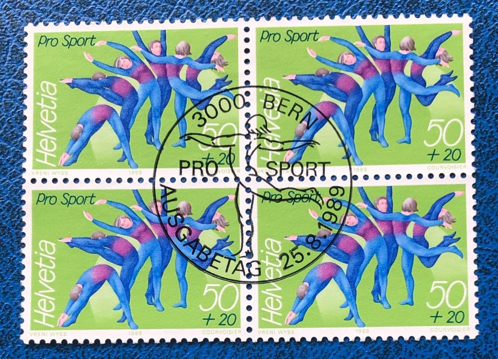 4 er Block Nr.W 67 mit Vollstempel Bern (Gebraucht) in Aarau für CHF 0.6 – mit Lieferung auf ...