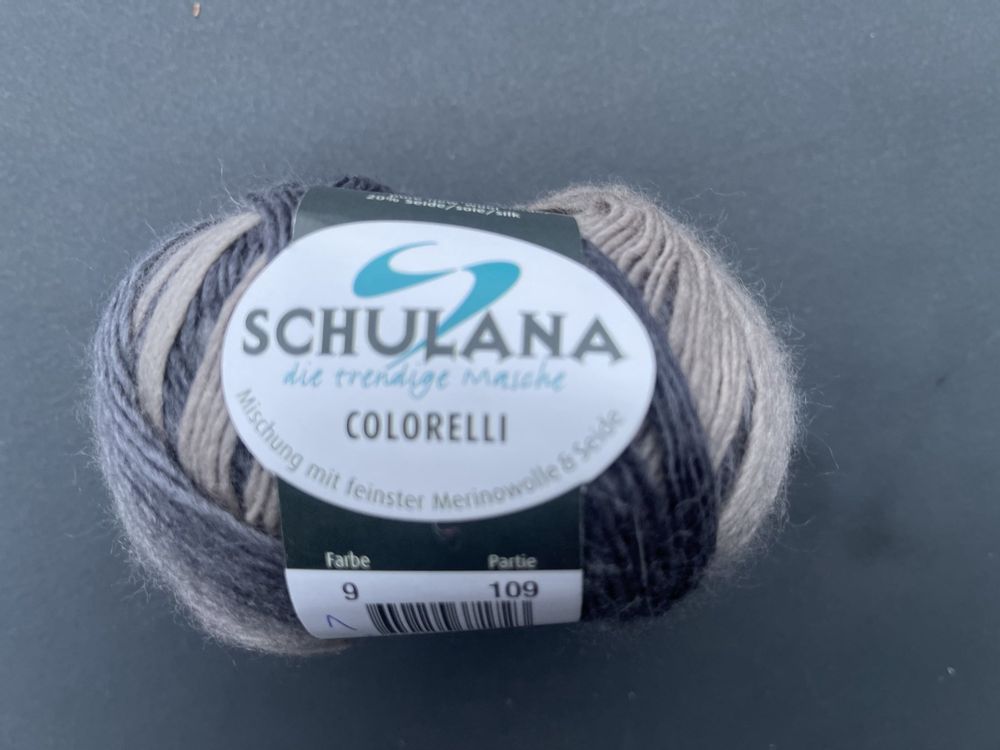 Seiden-Wolle: Colorelli von Schulana, 1 Knäuel | Kaufen auf Ricardo