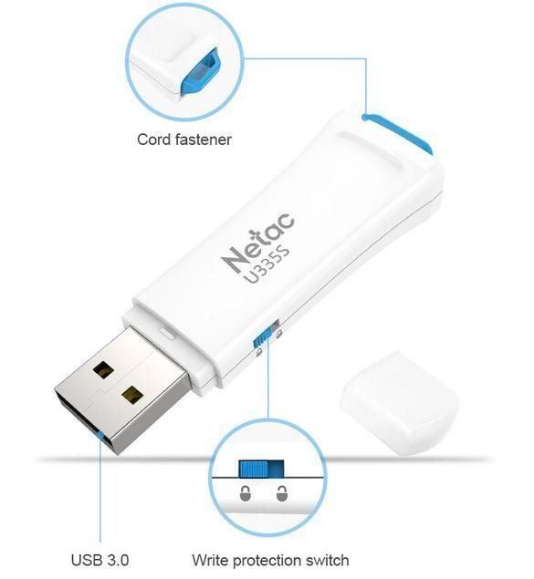 Netac U335S mit Schreibschutz 64GB (Neu und originalverpackt) in Sursee für CHF 10.8 – mit ...