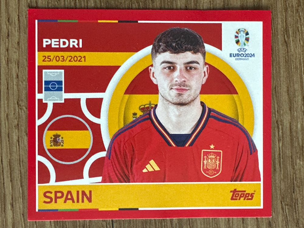Topps EURO 2024 Pedri Spanien Nr. 12 (Gebraucht) in Glattbrugg für CHF 0.4 – mit Lieferung auf ...