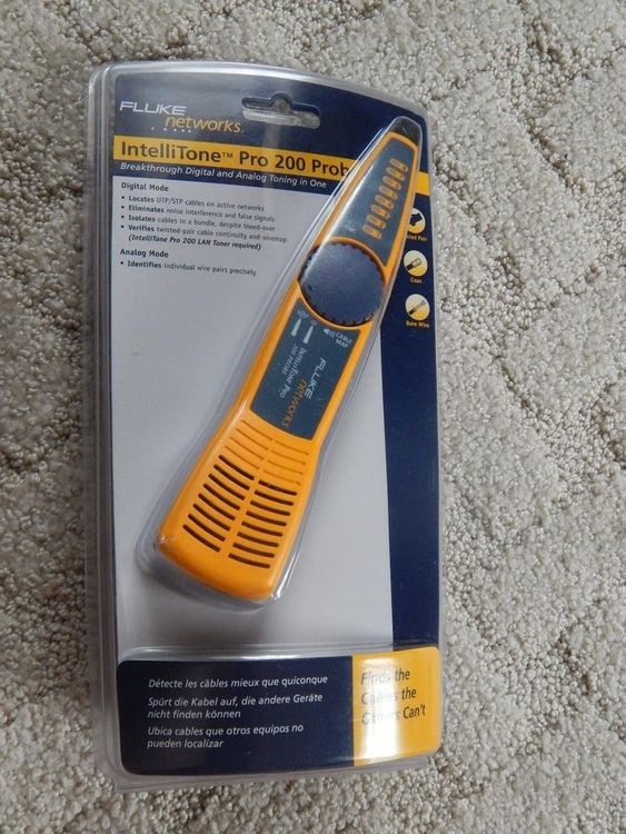 Fluke Networks Sonde Intellitone 200 (NEUF) (Neu und originalverpackt ...