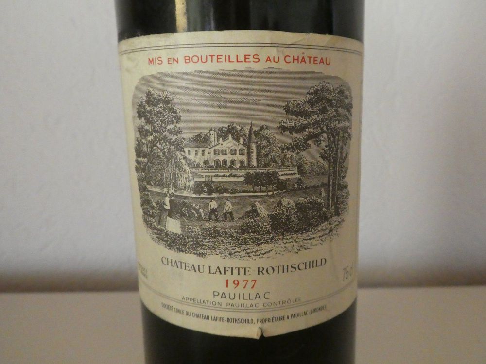 1977 Chateau Lafite Rothschild (Neu und originalverpackt) in Berikon für CHF 418 – nur Abholung ...
