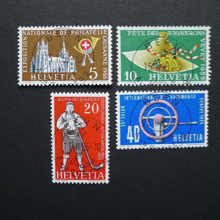 1955 FDC BERN Nr. 320 - 323 (Gebraucht) in Dagmersellen für CHF 20 ...