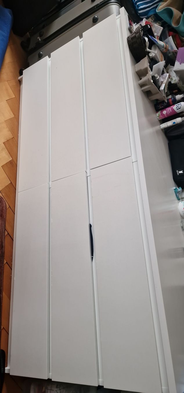 PAX Kleiderschrank Türen weiss, 201 cm hoch, sehr günstig (Gebraucht ...