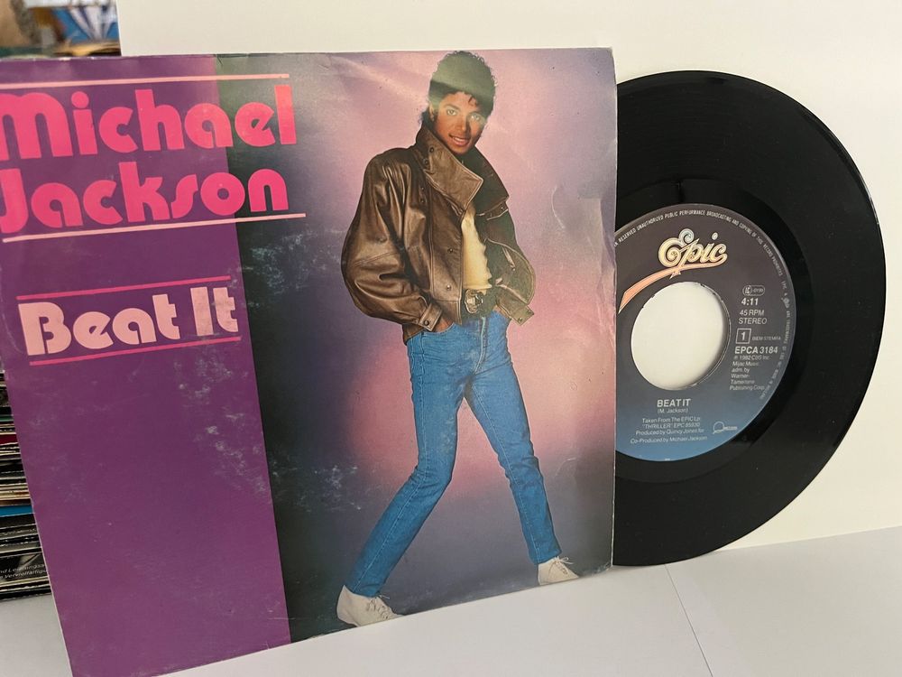 45 T - vinyl - Beat it - Michael Jackson (Gebraucht) in Thônex für CHF ...