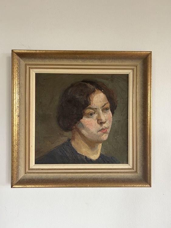 Ölgemälde auf Leinwand Damenportrait (Gebraucht) in Riedholz für CHF 300 – nur Abholung auf ...