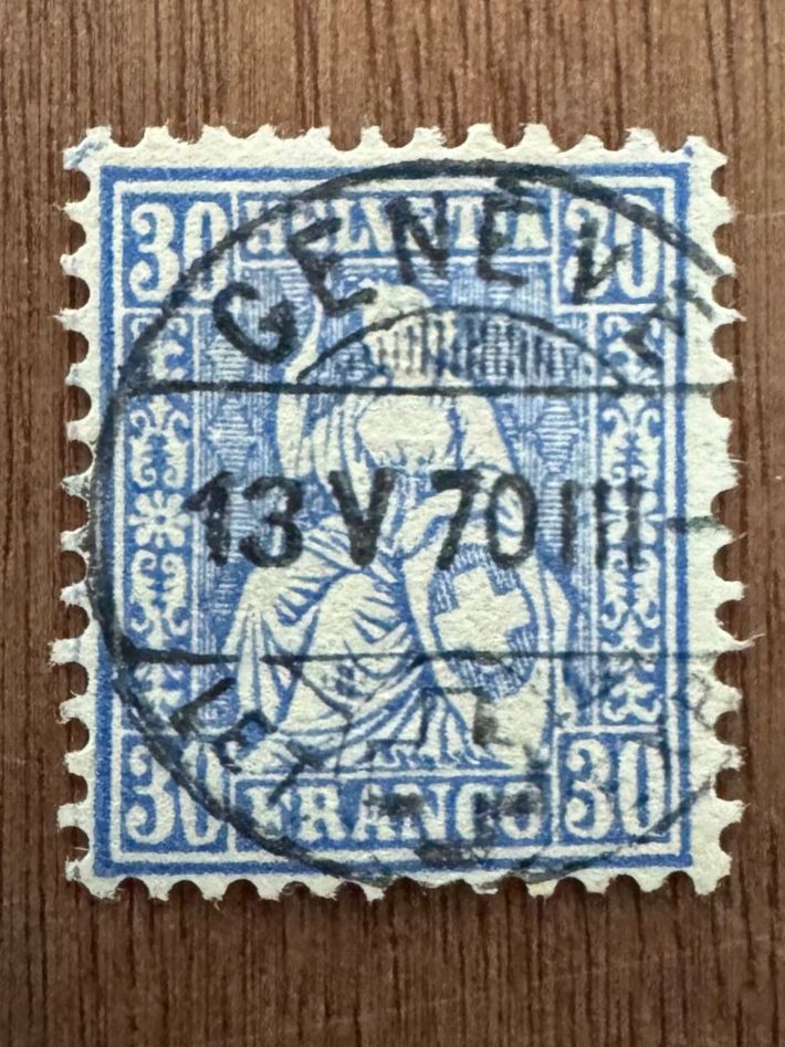 Nr. 39, 40, 41, Stempel Trachselwald und 2x Genève (Gebraucht) in ...