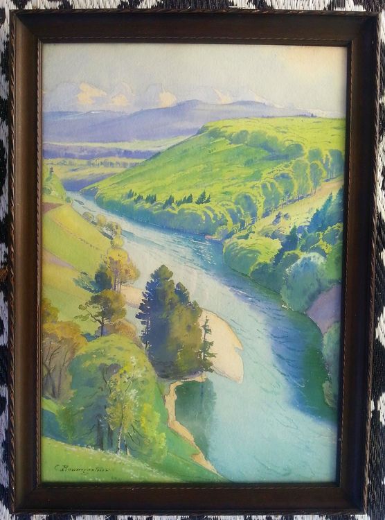 Aquarell Christian Baumgartner, um 1900 (Gebraucht) in Oberriet SG für CHF 199 – mit Lieferung ...