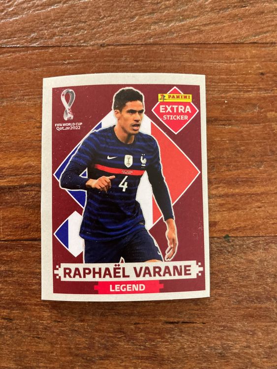 Panini WM 2022 Legend silber Raphaël Varane (Gebraucht) in Zürich für CHF 6 – mit Lieferung auf ...