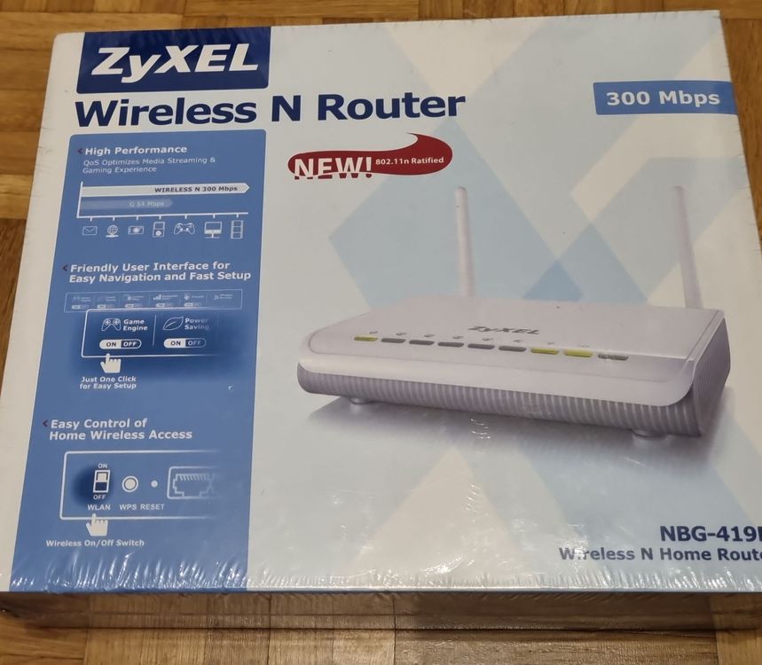 Neuer ZyXEL Wireless N Router (älteres Modell) (Neu und ...