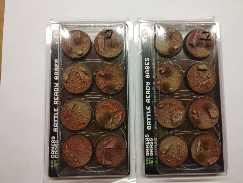 Warhammer Gamersgrass Battleready Bases Badlands Round 32mm (Neu ...