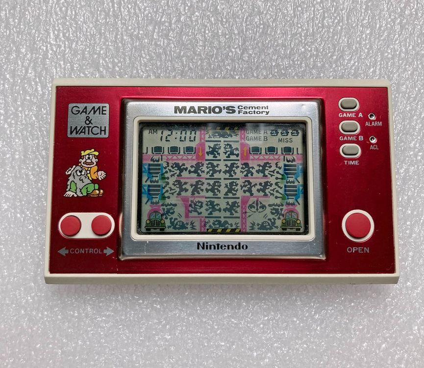 Nintendo Game & Watch - Mario's Cement Factory | Kaufen auf Ricardo