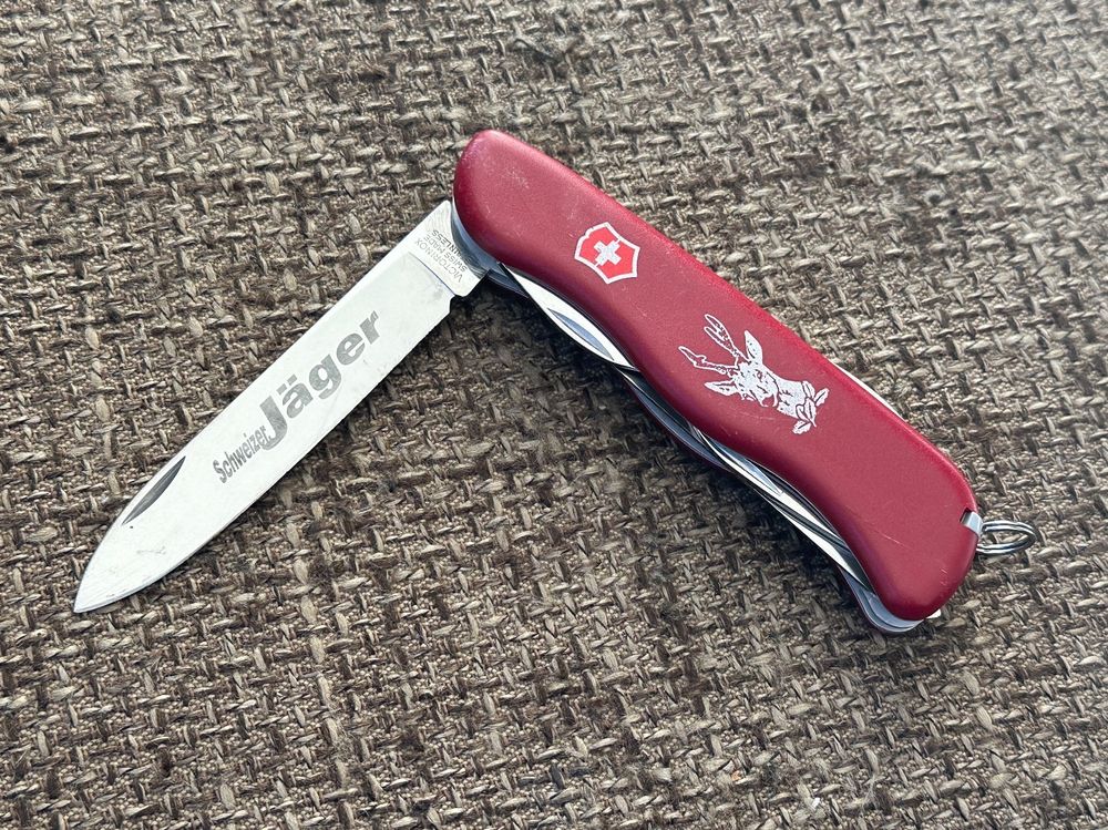 Altes grosses Sackmesser Victorinox „Schweizer Jäger“ (Gebraucht) in ...