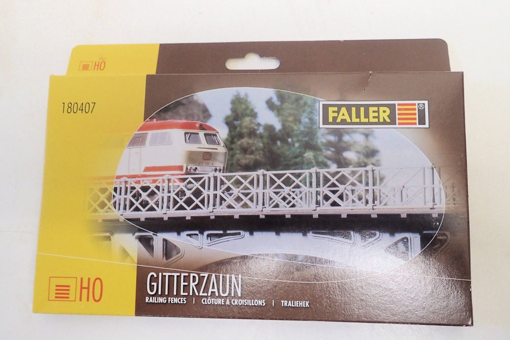 Faller H0 - Gitterzaun / Clôtures à croisillons - Art 180407 (Neu und ...