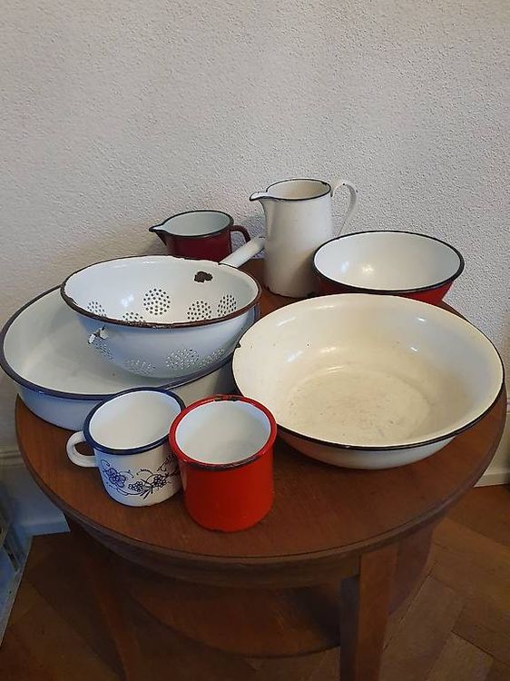 Emaille Geschirr set (Gebraucht) in Olten für CHF 39 – nur Abholung auf ...