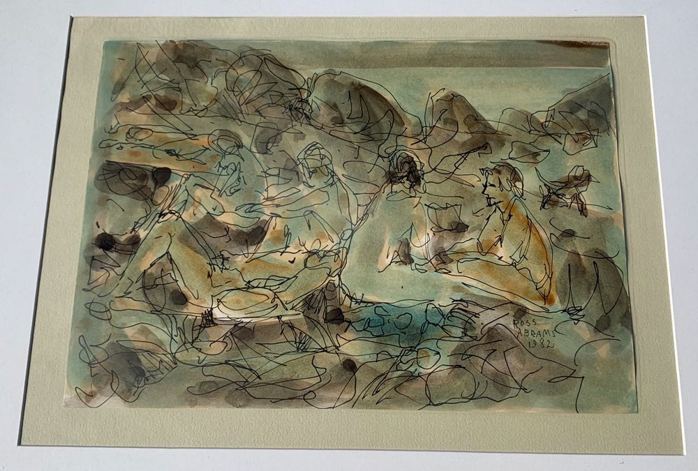 William Ross Abrams (1920) Aquarell (Gebraucht) in Root für CHF 30 – mit Lieferung auf Ricardo ...
