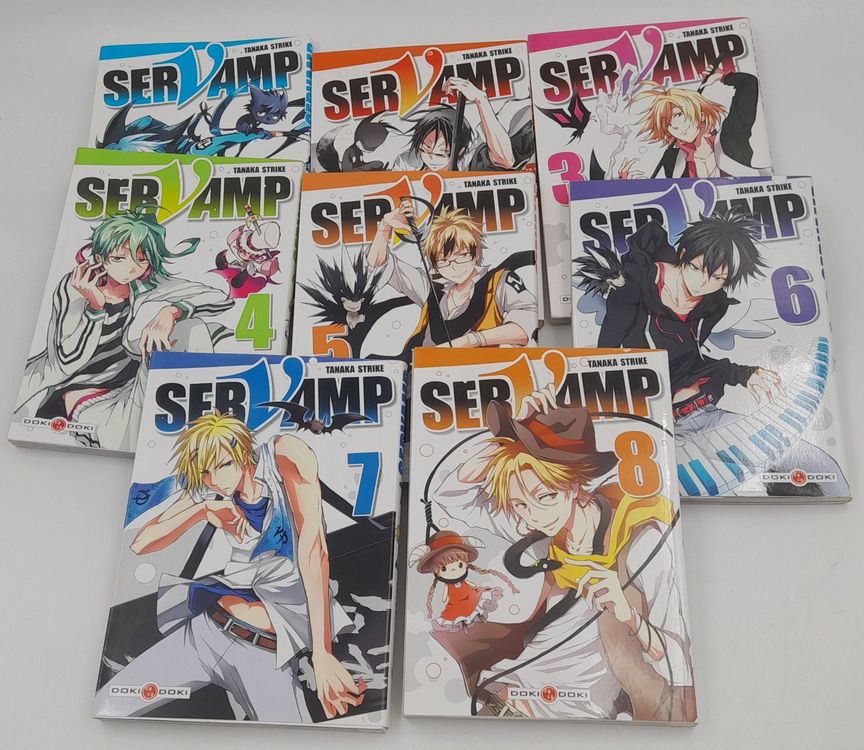 Manga Servamp – Tomes 1 à 8 (Tanaka Strike, Doki Doki) (Gebraucht) in ...