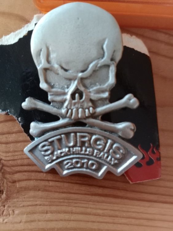Sturgis Black Hills Rally Pin 2010 - Totenkopf Skull! (52) (Neu (gemäss ...