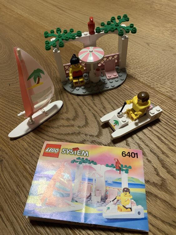 Lego 6401 Freizeitspass am Pool, mit Anleitung, komplett (Gebraucht) in ...