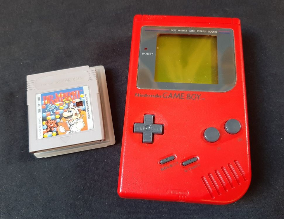 Nintendo GAME BOY Classic Rot ab 1 Fr. mit Dr. Mario (Gebraucht) in ...