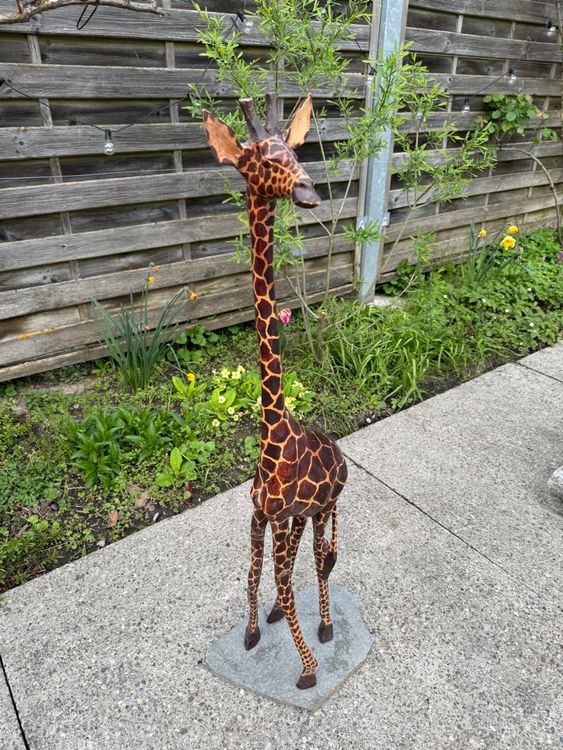 Giraffe aus Holz aus Kenia | Kaufen auf Ricardo