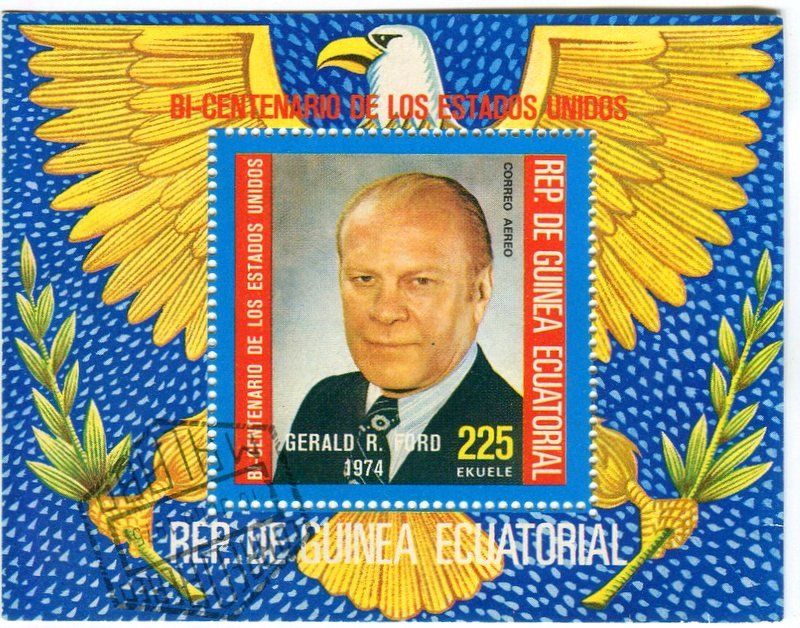 Block "Gerald Ford". Äquatorialguinea. (Neu und originalverpackt) in ...