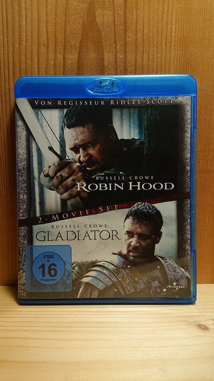 ROBIN HOOD und GLADIATOR auf Blu-Ray mit Russell Crowe (Gebraucht) in Wilderswil für CHF 3.9 ...