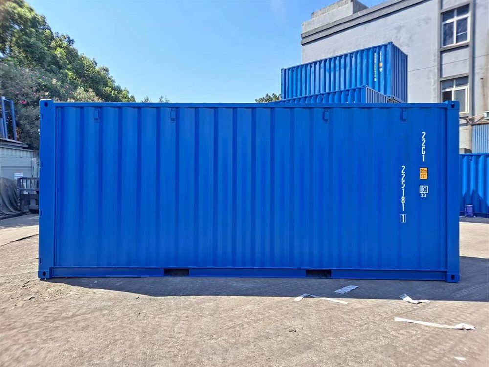 20DV Seecontainer Lagercontainer NEU / 1 Seereise /** BLAU (Gebraucht ...